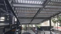 China Multi-Storey Galvanized Light Steel Car Park Shade Structure Building 80m Span for sale