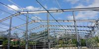 China Large Agricultural Steel Frame Farm Shed Poultry House Chicken Coop Storage Barn 30m Span for sale