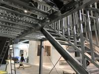 China High Strength Galvanized H Section Light Steel Structure Building Exhibition Platform for sale