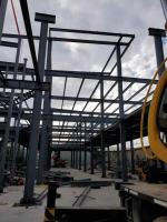 China Two Story Light Steel Structure Warehouse With Large Span High Load Capacity for sale