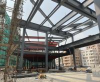 China Sandwich Panel Prefabricated Steel Structures Efficient Building Construction For Commercial Properties for sale