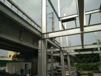 China Fire Resistant Multi Story Steel Building Q235B Frame 50 Year Lifespan for sale
