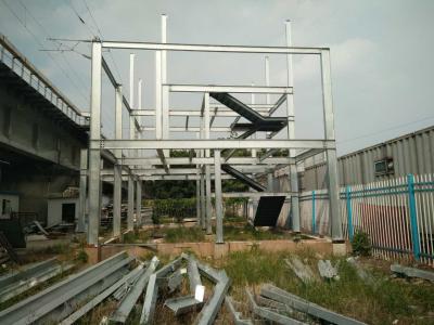China Fire Resistant Multi Story Steel Building Q235B Frame 50 Year Lifespan for sale
