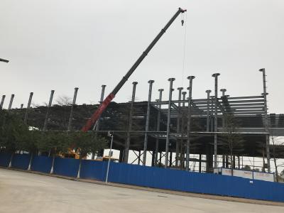 China Multi Story Q345 Steel Frame Building Educational Facilities Construction Prefabricated Components 250x250 Columns for sale