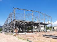 China Large Span Light Steel Structure Industrial Workshop With High Strength Steel Materials for sale