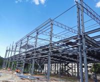 China Large Span Light Steel Structure Industrial Workshop With High Strength Steel Materials for sale
