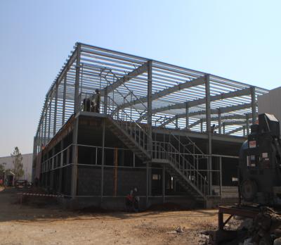China Hot Dipped Galvanized Light Steel Structure Warehouse For Maximum Durability And Protection for sale