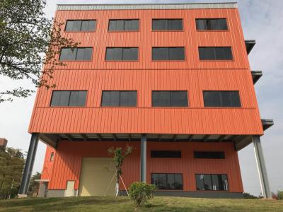China High Rise Light Steel Structure Storage Building with Mezzanine Floor 200-500mm Column for sale