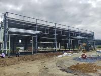 China Galvanized Steel Structure Warehouse Customizable Layout Efficient Space Management 50 Year Service Life for sale