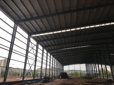 China Lightweight Steel Structure Workshop Building 8mm H Section Steel for Continuous Production for sale