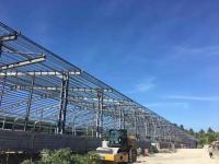China Q345 Steel Structure Warehouse with EPS Insulation 6-42m Span 50 Year Life for sale