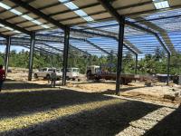 China Steel Structure Warehouse Q235B Steel Frame Customizable Span for Logistics for sale