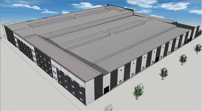 China Q235 Steel Industrial Construction For Multi Purpose Production Workshop for sale