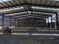China Prefabricated Steel Workshop Building with C-Section Purlin and Sliding Door for Industrial Use for sale