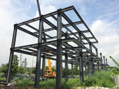 China Fast Assembly Two Storey Light Steel Structure Warehouse 15 Year Rust Proof for sale