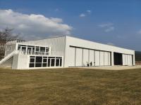 China Light Steel Structure Hangar 50m Clear Span Durable Low Maintenance Aircraft Storage Building for sale