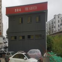 China Two Storey Prefabricated Light Steel Structures Building Construction For Fire Services GB Standard for sale