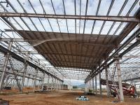 China Customized Light Steel Structure Building Long Span 50 Year Life Q235 Q345 for sale