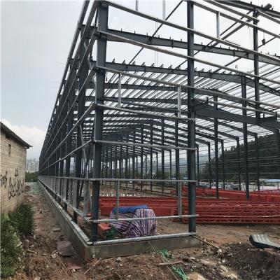 China Light Steel Structure Building Wind Resistance 120km/h Custom Color Q235 Q345 for sale