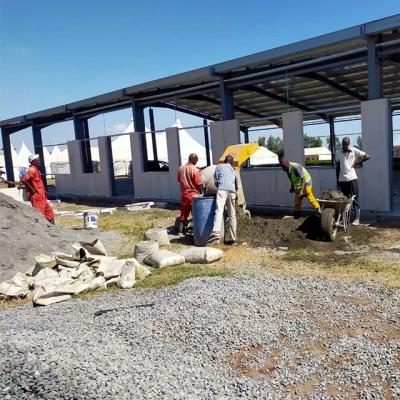 China Steel Workshop Buildings 50 Year Lifespan Hot Dip Galvanized Prefabricated Structure for sale