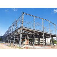 China Q235 Q345 Steel Frame Storage Building 250-450㎡ Sandwich Panel Workshop for sale