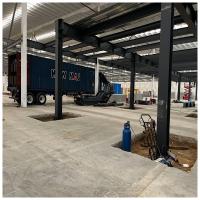 China Prefabricated Steel Structure Warehouse Shed Hangar Column Building Q235B 20m Span for sale