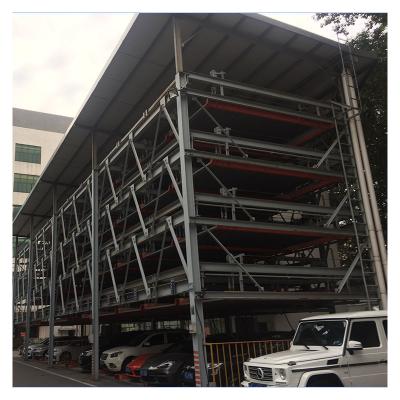 China H Beam Steel Structure Car Parking Lot with Extra Layers 2000mm Span for sale