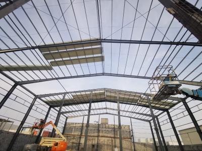 China Prefabricated Steel Structure Workshop Building for Horse Barn Farm 250x250mm Column for sale