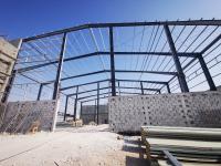 China Prefabricated Light Steel Structure Industrial Chicken Cage Pig Slaughterhouse Q235B 20-50 Year Life for sale