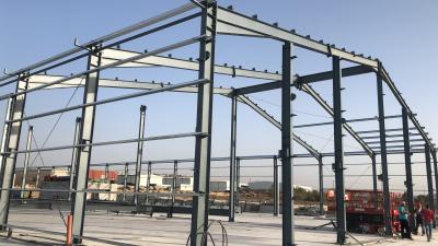 China Steel Frame Storage Building 250-450sqm for 40HC Container Durable Steel Panels for sale