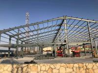 China Steel Frame Storage Building 250-450sqm for 40HC Container Durable Steel Panels for sale