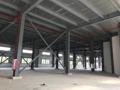 China Steel Frame Storage Building 250-450sqm Gable Roof for Commercial Office Use for sale