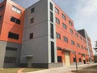 China Steel Frame Storage Building 250-450sqm Gable Roof for Commercial Office Use for sale