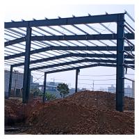 China Custom Light Steel Structure Building Q235 Q345 120km/h Wind Resistance for Food Waste Station for sale