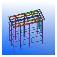 China Steel Frame Structure Building for Prefabricated Office House 30m Span for sale
