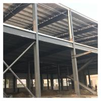 China Galvanized Steel Structure Workshop Building Q345 H Beam 8mm 10mm Prefabricated Factory for sale