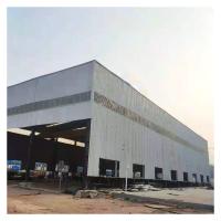 China Sandwich Panel Roof Low Carbon Steel Structure Prefabricated Industrial Warehouse 50 Year Service Life for sale