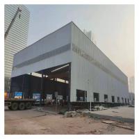 China Sandwich Panel Roof Low Carbon Steel Structure Prefabricated Industrial Warehouse 50 Year Service Life for sale