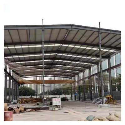 China Sandwich Panel Roof Low Carbon Steel Structure Prefabricated Industrial Warehouse 50 Year Service Life for sale