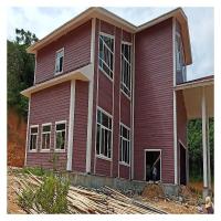 China Light Steel Structure Prefab Villa 3-Story Holiday Home 250x250 Column for sale