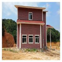 China Light Steel Structure Prefab Villa 3-Story Holiday Home 250x250 Column for sale