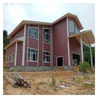 China Light Steel Structure Prefab Villa 3-Story Holiday Home 250x250 Column for sale