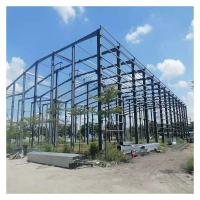 China Light Steel Frame Prefab Modular House 250x250mm Column Customizable Industrial Building for sale