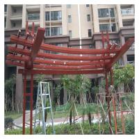China Light Steel Structure Flower Shed Outdoor Garden Landscape Building Q235B 20m Span for sale