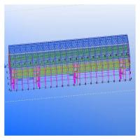 China Prefabricated Steel Structure Building 50 Year Lifespan Workshop Warehouse Storage 36m Span for sale