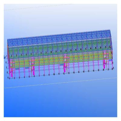 China Prefabricated Steel Structure Building 50 Year Lifespan Workshop Warehouse Storage 36m Span for sale