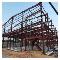 China Prefabricated Steel Structure Building 50 Year Lifespan Workshop Warehouse Storage 36m Span for sale