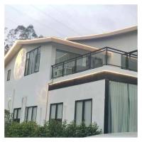 China Light Steel Structure Prefabricated House Luxury Villa 100x3.0mm Steel Column for sale