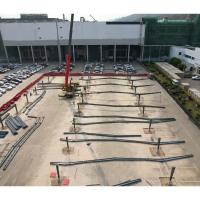 China Prefabricated Steel Structure Solar Parking Canopy Mounting System 55-65ft Span for sale