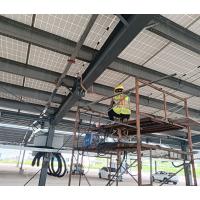 China Prefabricated Steel Structure Solar Parking Canopy Mounting System 55-65ft Span for sale
